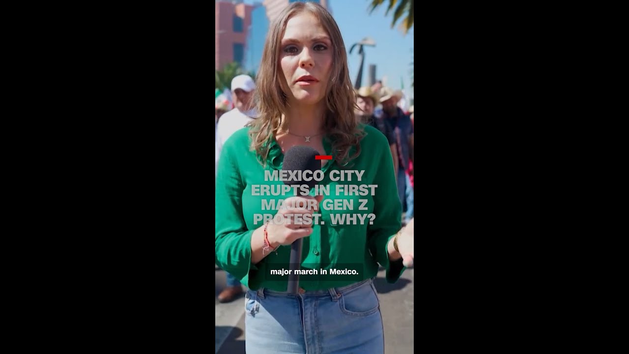 Mexico City erupts in first major Gen Z protest. Why?