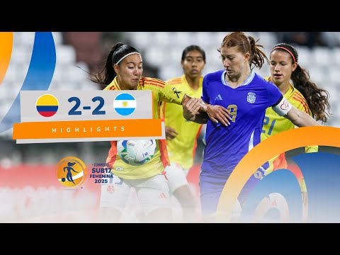 COLOMBIA vs. ARGENTINA [2-2] | RESUMEN | CONMEBOL SUB17 FEMENINA 2025