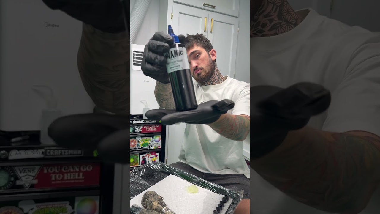How to set up for a tattoo #tattoosetup #tattooartist #selftaughttattoo