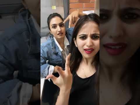 vaishnavi gowda and niveditha gowda latest fun reel😂