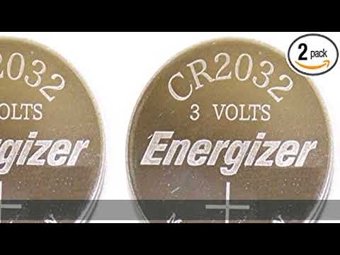 Energizer CR2032 Lithium Battery 3V Coin Cell (Value Pack of 2)