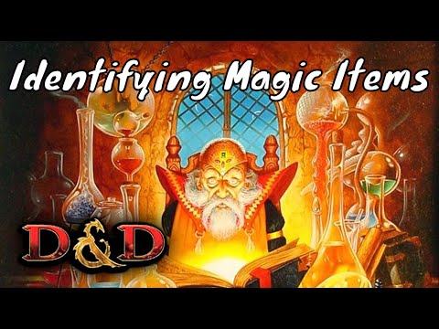 Identifying Magic Items for Dungeons & Dragons 5E