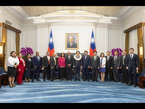 President Lai meets delegation led by Marshall Islands Nitijela Speaker ...