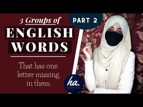 3 Groups of English words having one silent letter in it ( Part 2 ) || Learn English language