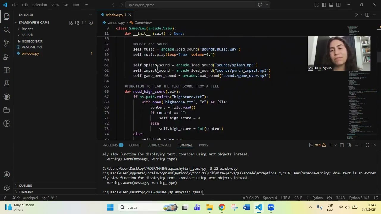 Arcade Python Game (Flappy Bird inspired)