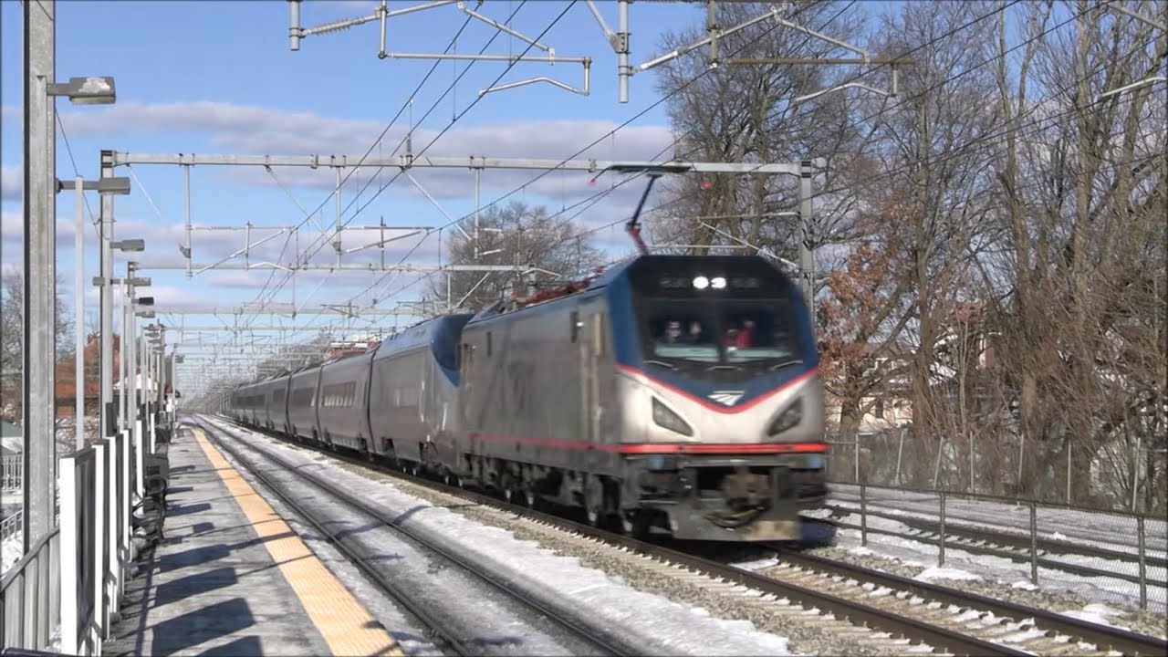 Amtrak Acela Funeral Train & more in Attleboro, MA - 2/12/2026