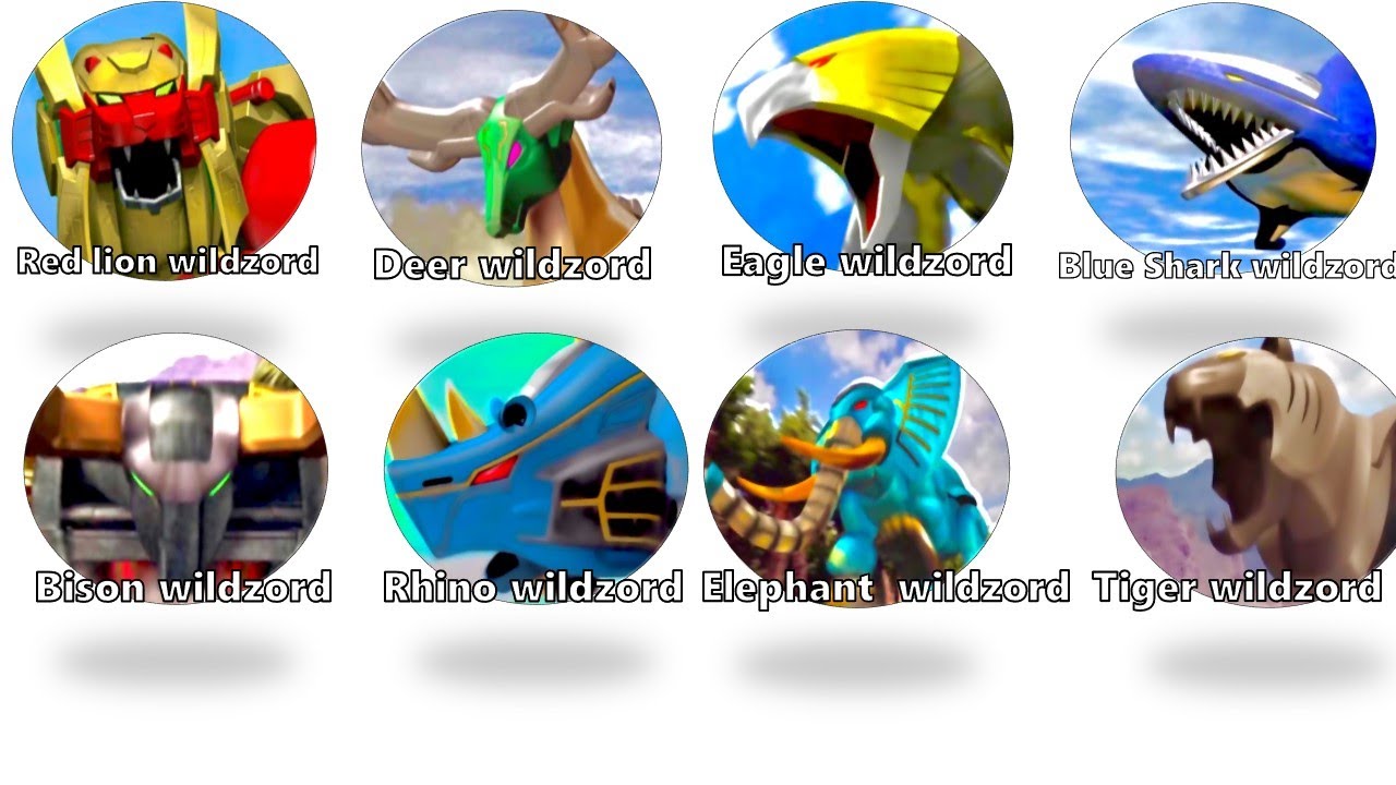 All Power Rangers Wildforce ZORDS Explained In 9 MINUTES ..