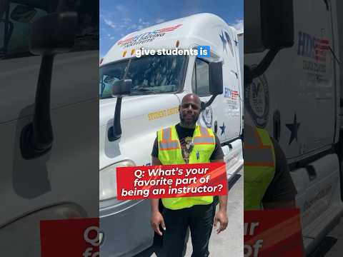 What’s your favorite part of being an instructor? 🚚👨🏫 #cdl #cdltraining #career #job #trucking
