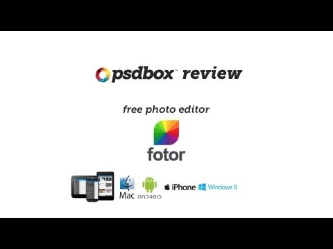 Free Cool Photo Editor Online - Fotor - PSD Box Review