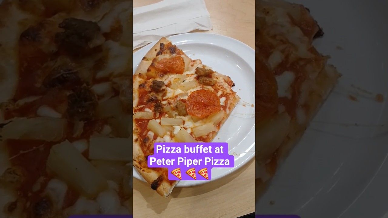 I love the pizza buffet from Peter Piper Pizza. Monday to Friday 11am to 2pm. (8/21/2025) 🍕🍕🍕