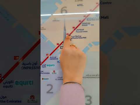 Dubai Metro Map (Red Line & Green Line) #map #dubaimetro #dubaimetromap #redlinegreenline #dubaivlog