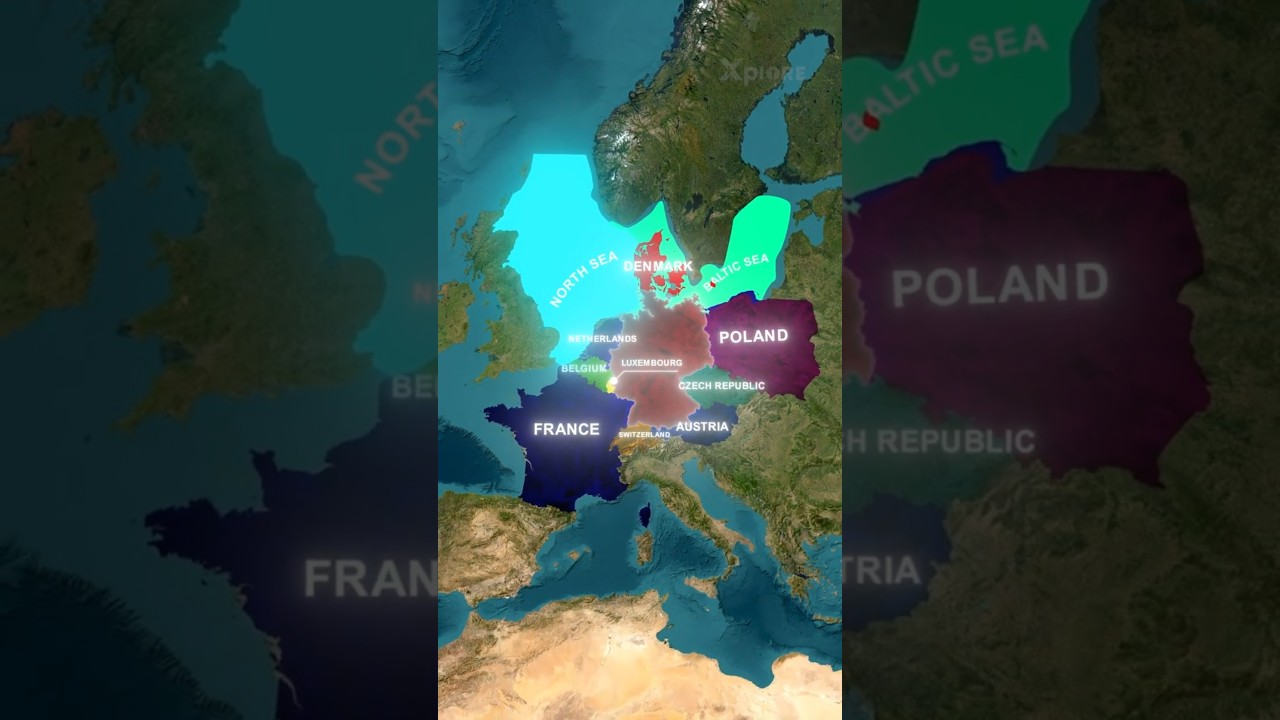 Germany Borders HOW Many Countries?!