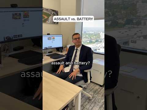 The difference between Assault and Battery. | Adam Foster #lawyer #attorney #assaultandbattery