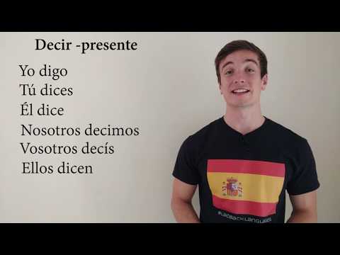 Decir -present tense (FUN examples) │Learn Spanish