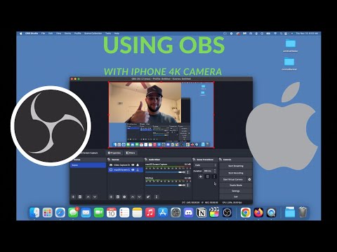 How To Use 4K iPhone As Camera with OBS On MacBook Pro