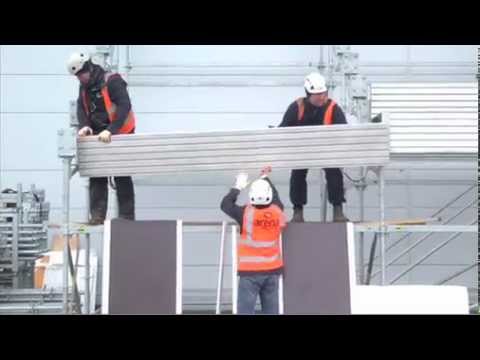 Demountable Seating on East Stand