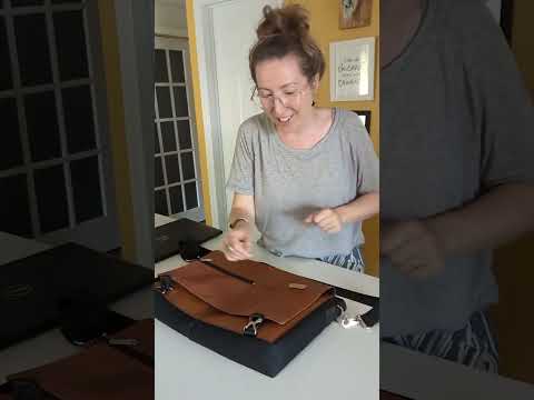 La Mallette Sac GABAS -Sac de travail à bandoulière