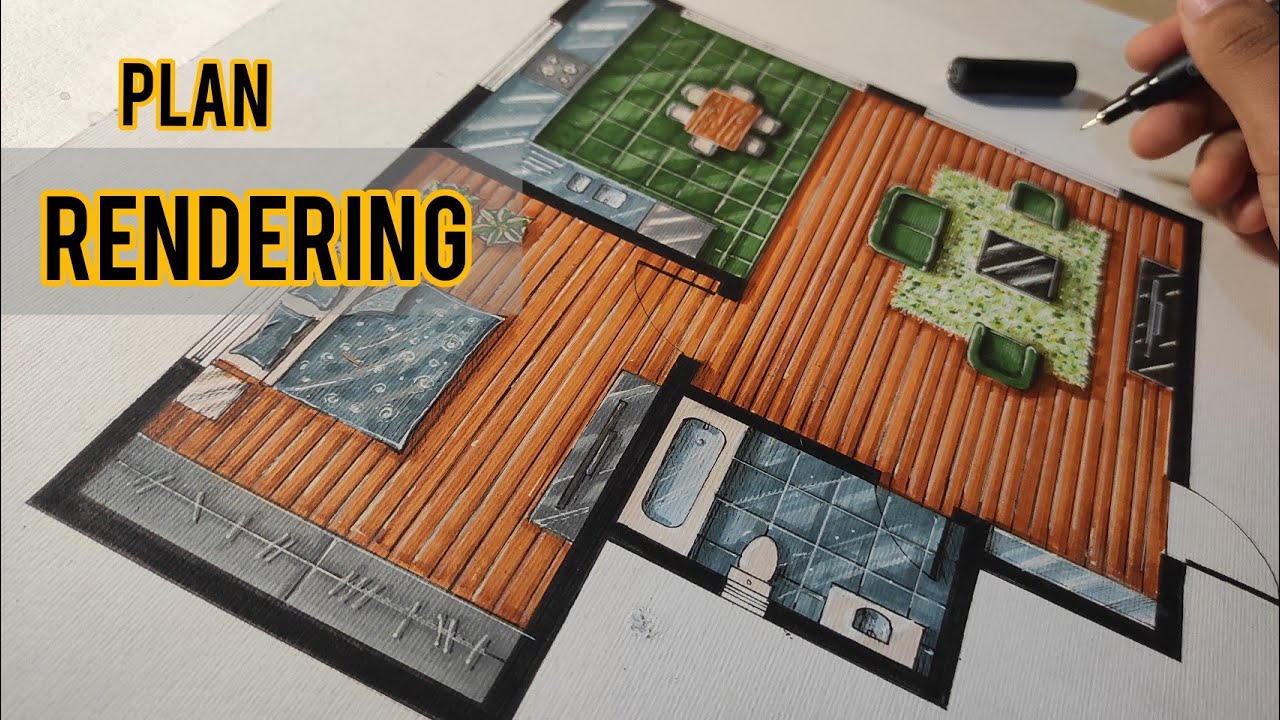PLAN rendering with markers | part 2