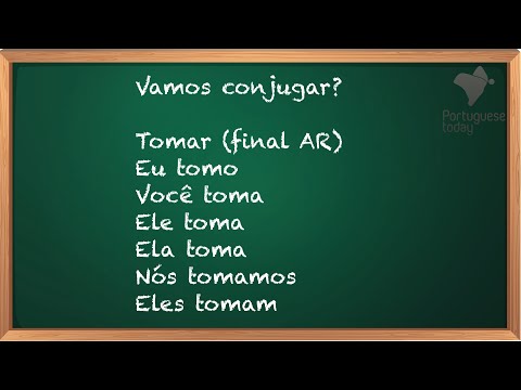 Let´s Conjugate: To Take/To drink (Tomar) in Portuguese