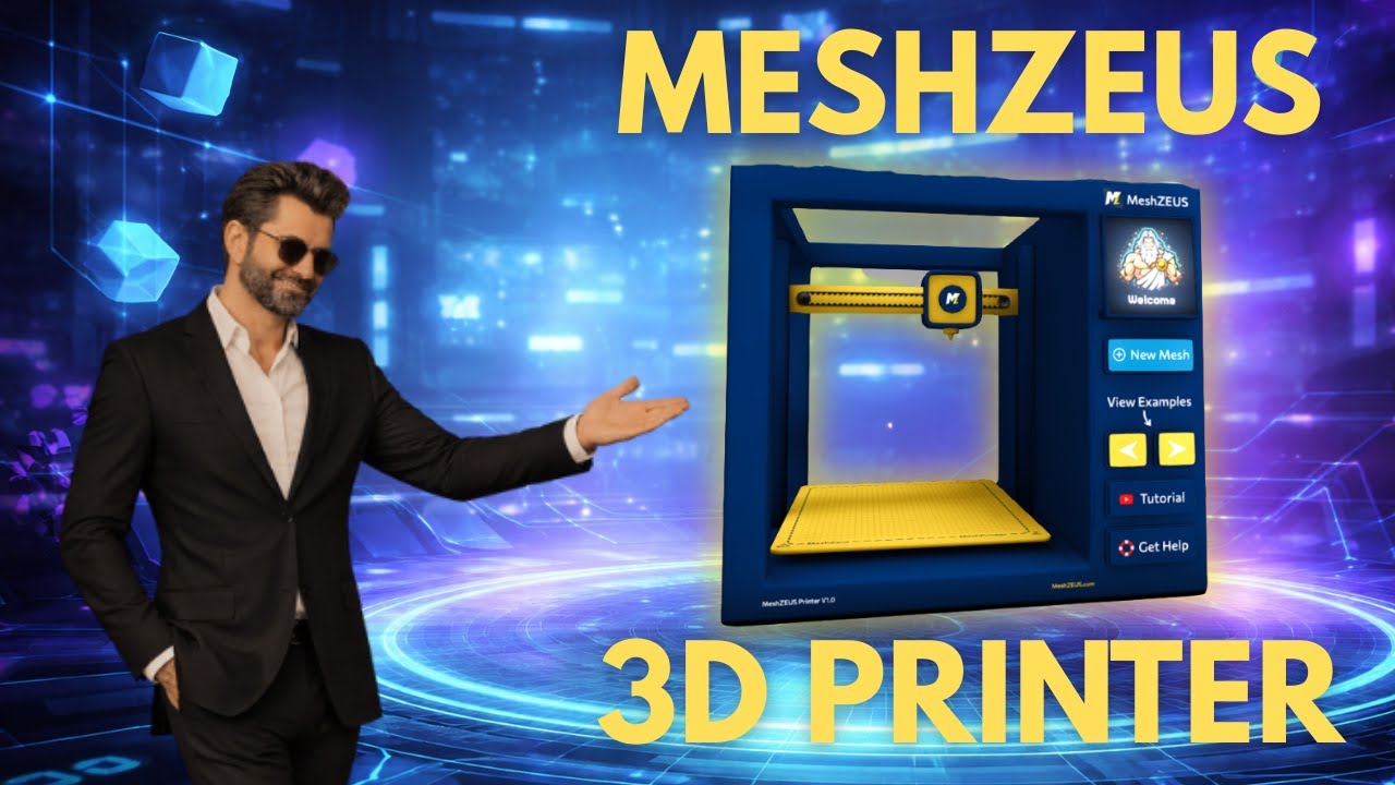 Generate 3D Mesh Objects in Second Life Using AI | MeshZEUS 3D Printer
