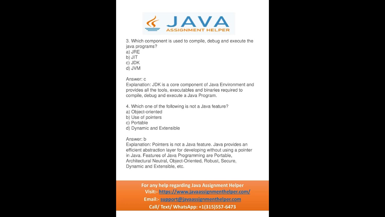 Java Assignment Helper