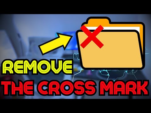 Remove Red Cross Mark From Folders Icons in Windows 11 | How To Fix X Sign on Files