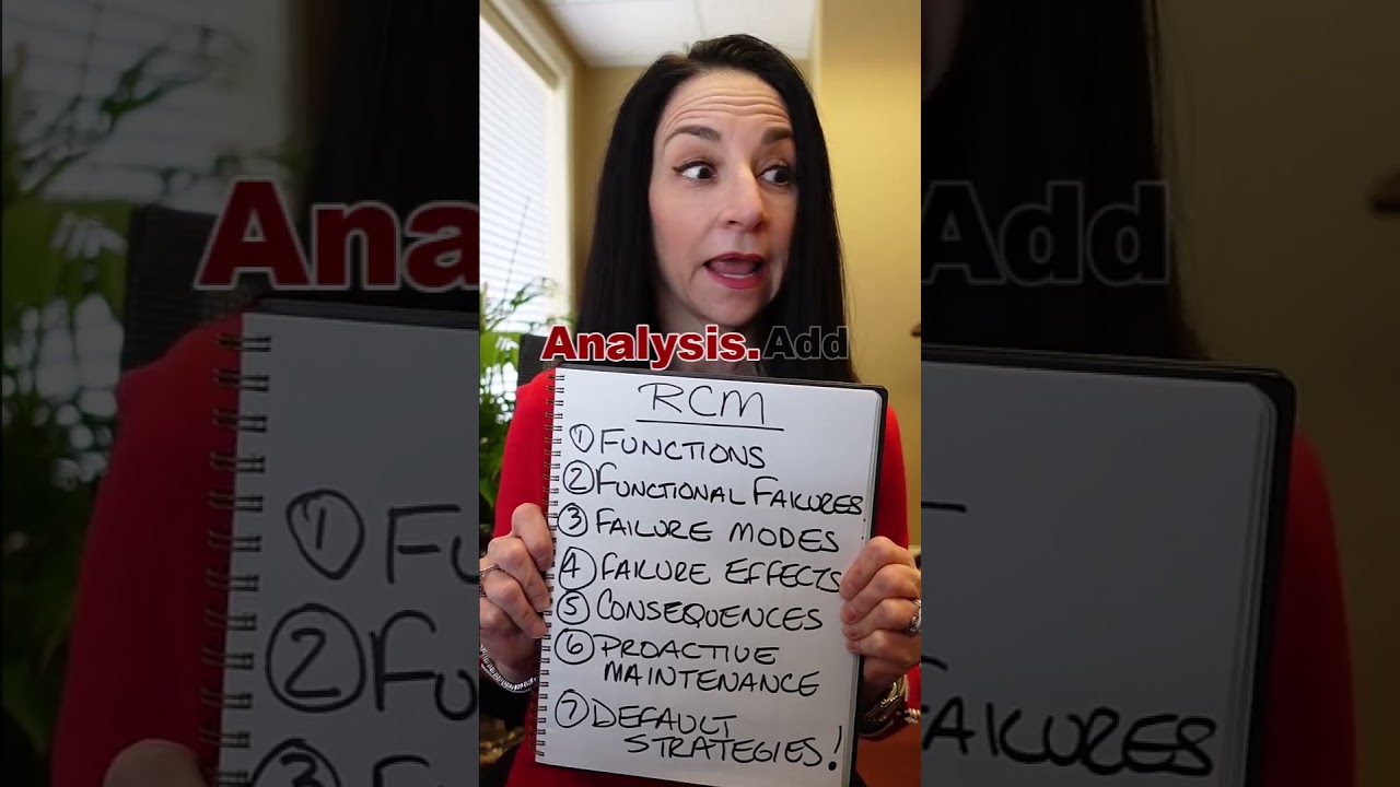 What is Reliability Centered Maintenance in 60 Seconds #rcm #reliabilitycenteredmaintenance