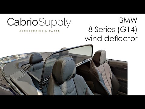 WIND DEFLECTOR BMW 8 SERIES G14 (2019 - ONWARDS) - INSTALLATION
