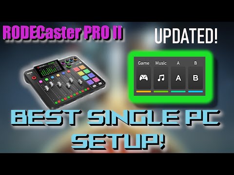 RODECaster Pro 2 with Virtual Devices! - ULTIMATE Single PC Streaming/Gaming Setup!