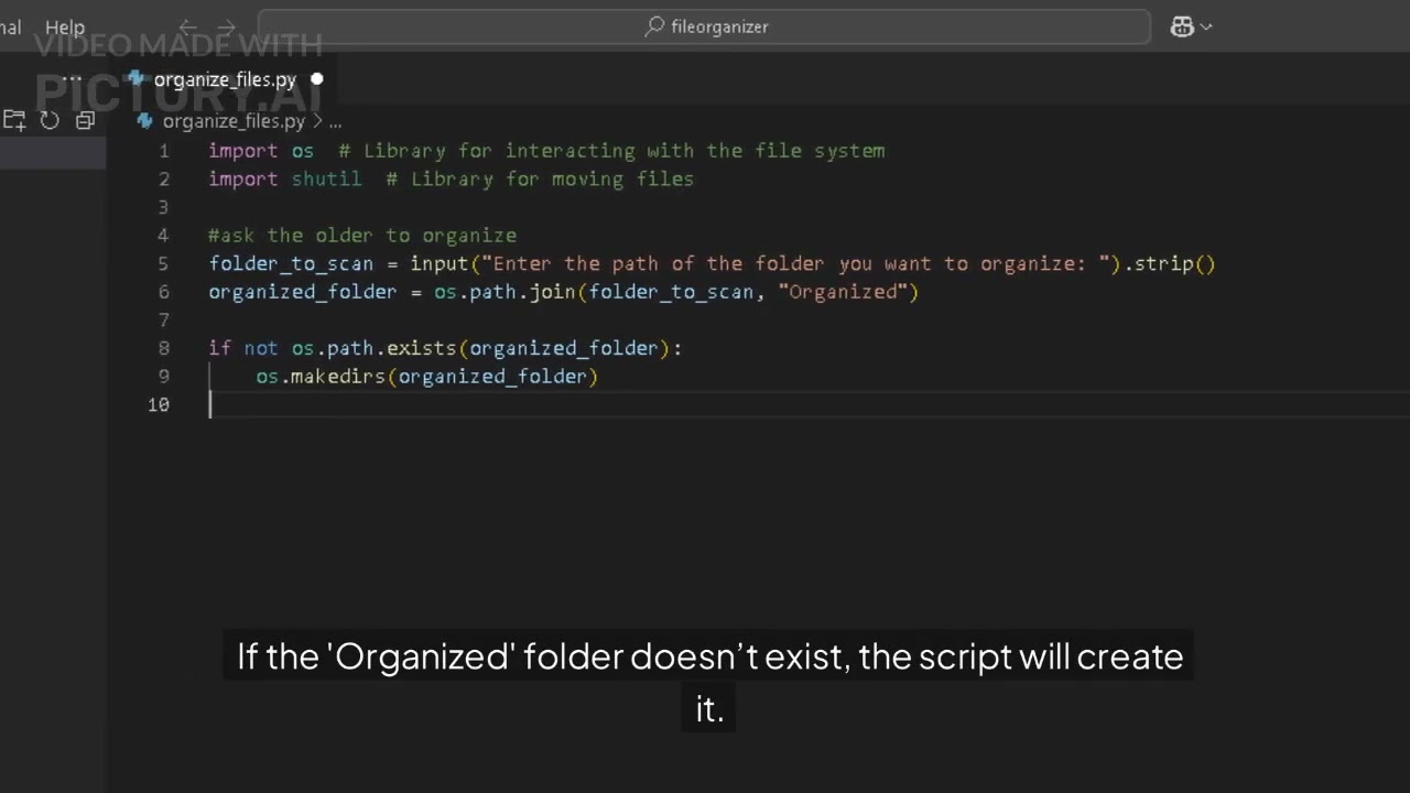 Automate File Organization with Python | Beginner-Friendly Tutorial