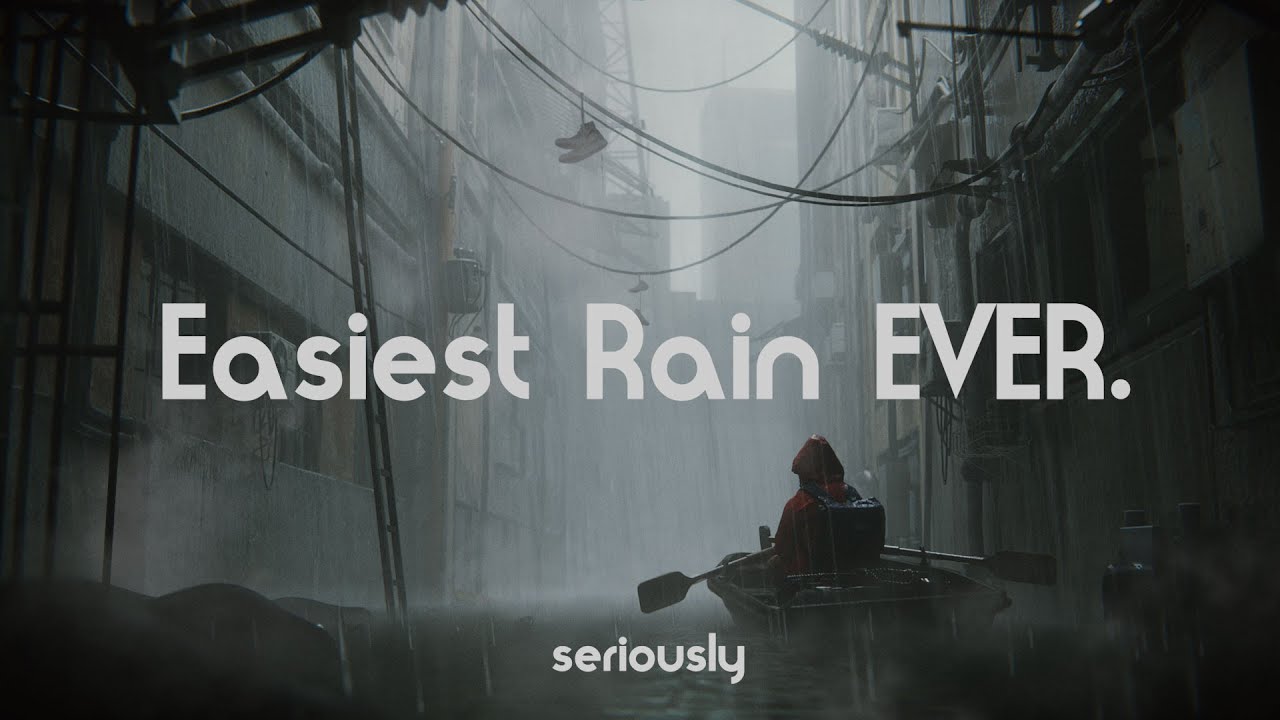 Make it rain in TWO minutes (Blender Tutorial)