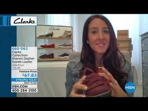 Clarks Collection Sharon Dasher Suede Loafer