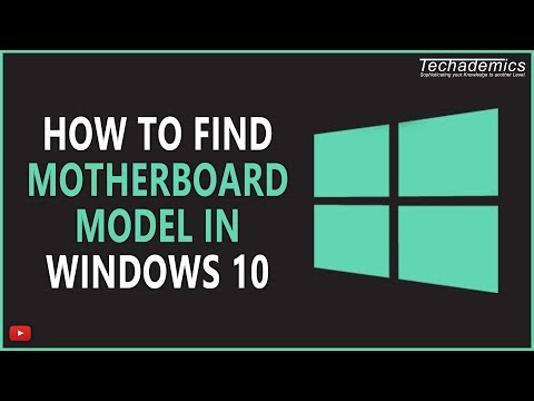 How To: Identify Your Motherboard Model in Windows 10