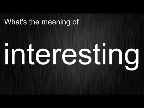 Get interesting and You've Got It! Discover This Word's Meaning and Pronunciation!