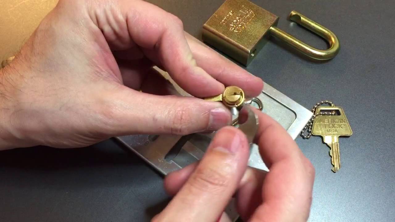 [184] Defective American Lock Series 5200 Picked and Gutted