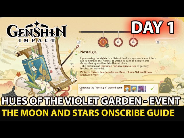 Genshin Impact Irodori poetry event guide (Part 1 & 2)