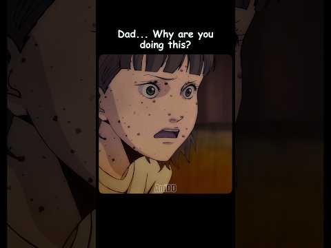 The father forces her to drink oil? 😨 #anime #shorts