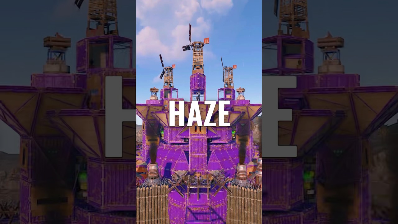 HAZE - TRIO-QUAD for 180+ ROCKETS and 6 WALLS / 15 BUNKERS [rust base design]