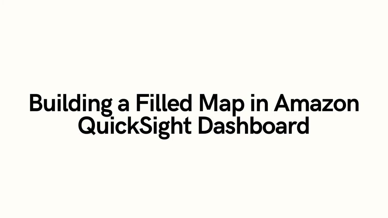 Amazon QuickSight Dashboard: Full Tutorial from Scratch