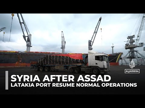 Rebuilding Syria: Latakia port workers aim to restore the port's former glory