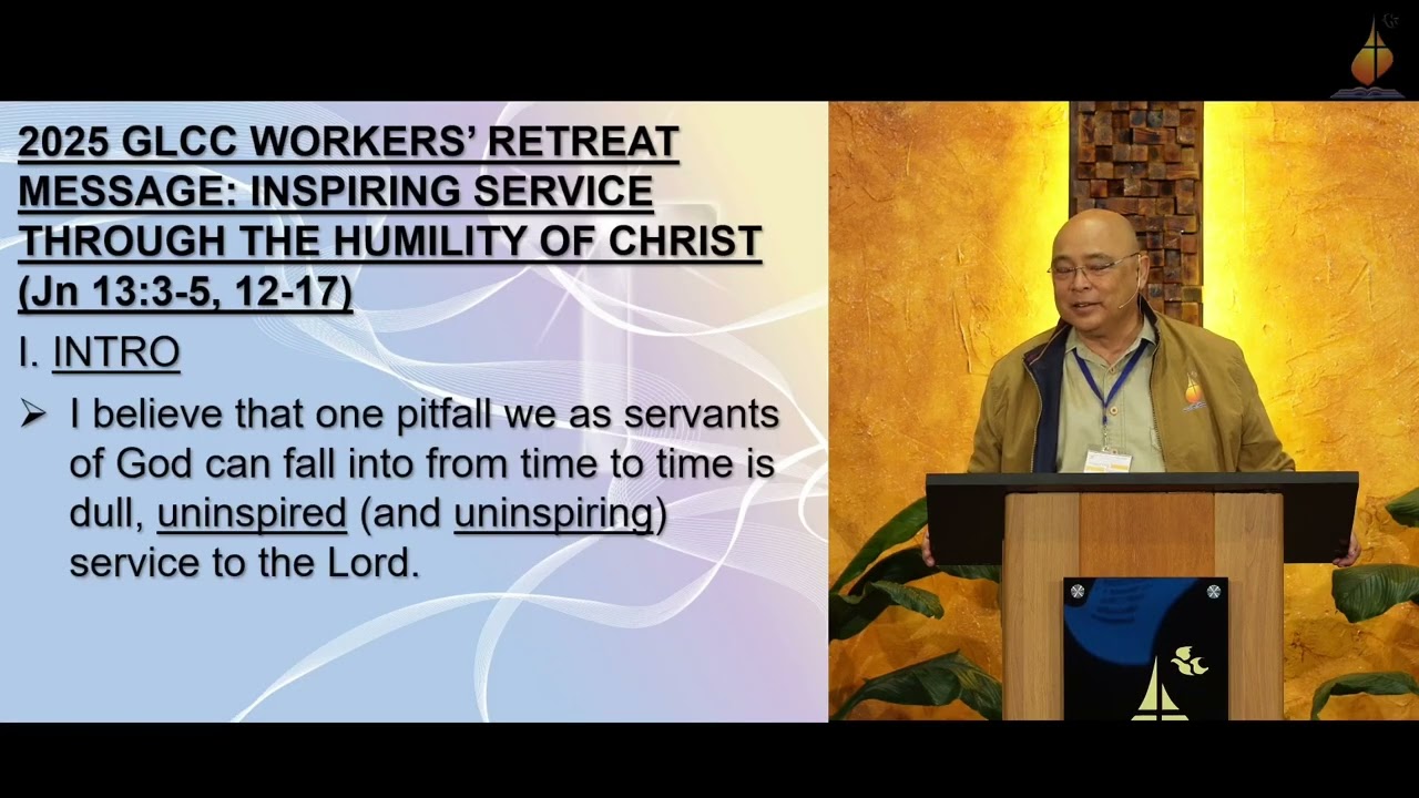 Inspiring Service Through The Humility of Christ by Ptr. Robbie Casas