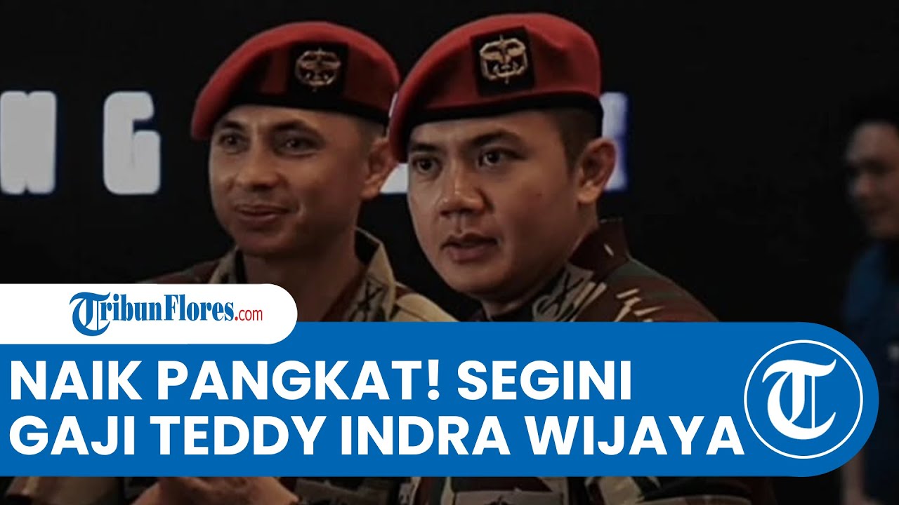 Intip Segini Gaji Seskab Mayor Teddy Indra Wijaya yang Naik Pangkat Menjadi Letkol - Tribun Video