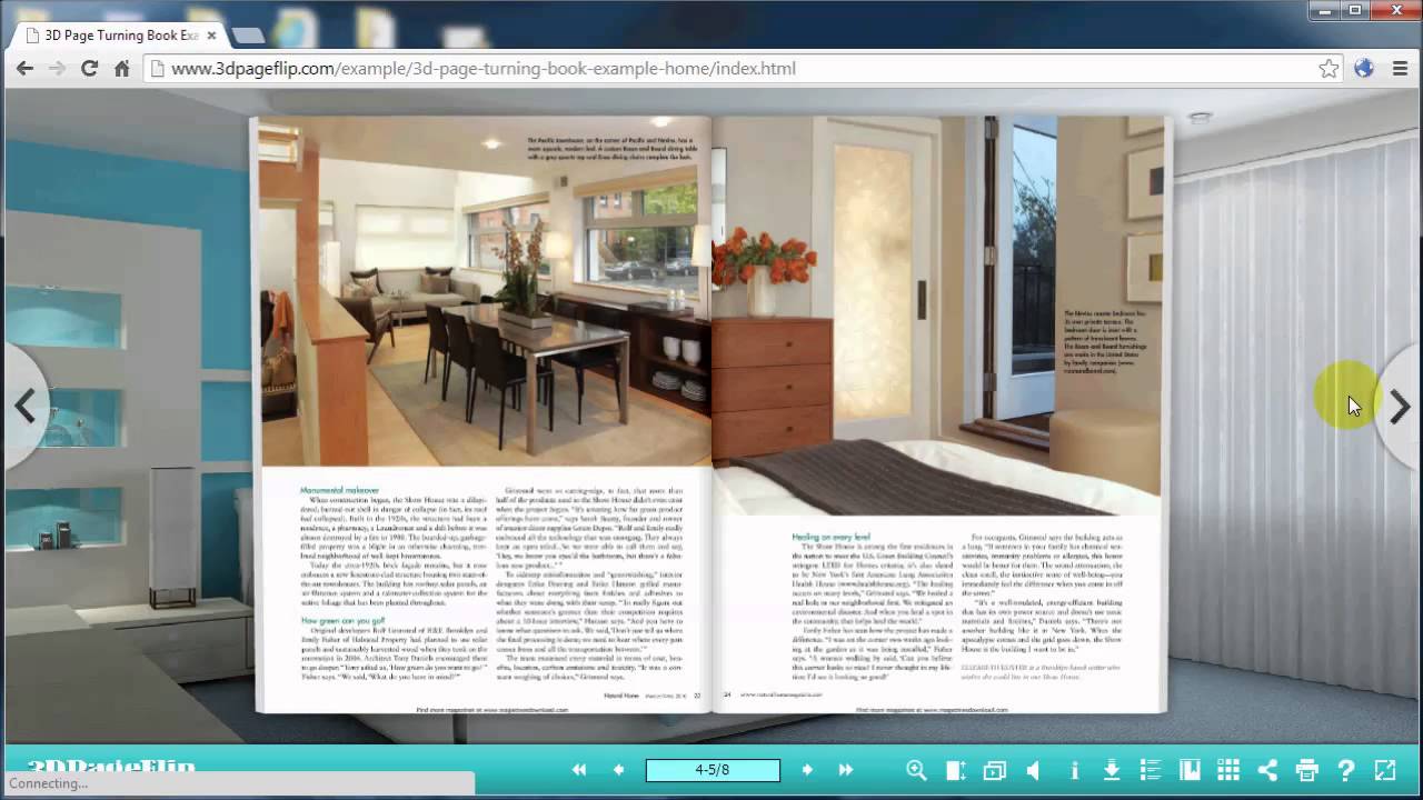 Use Javascript Flipbook Software to Create Mobile led Page Flipping Presentations