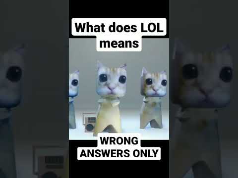 What Does LOL Mean Wrong ANSWERS only! 😂 #shorts