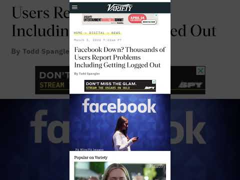 Facebook server down today | #facebook problem |
