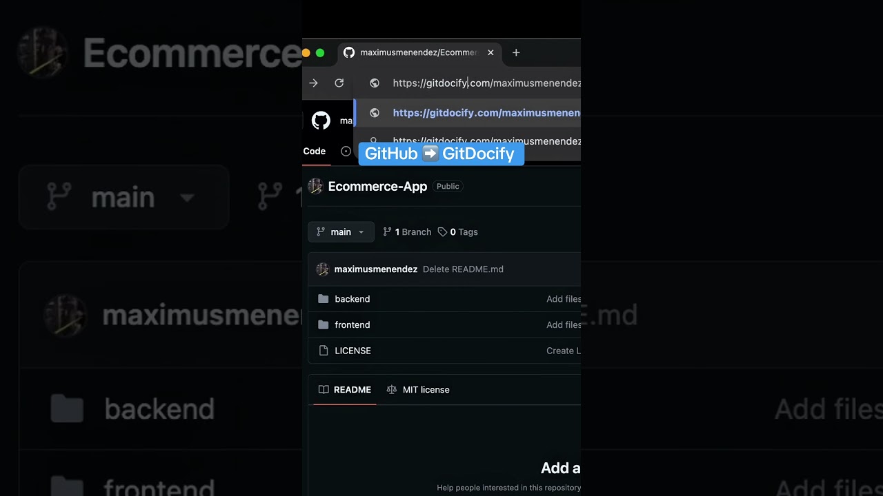 GitDocify is 🐐ed when it comes to code docs 😎 #programmer #techtok #csmajor #codewithme #github