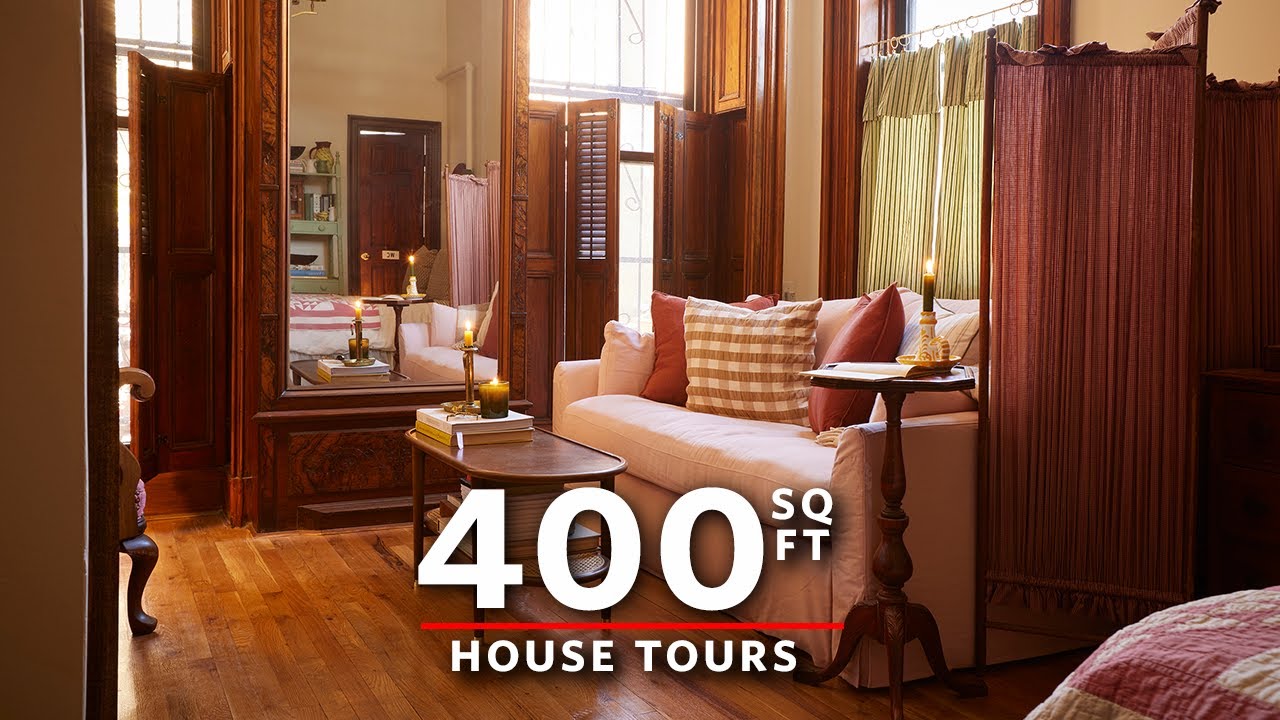 Living in a $2600 Brooklyn Brownstone Studio: Stunning 1900 Original Details