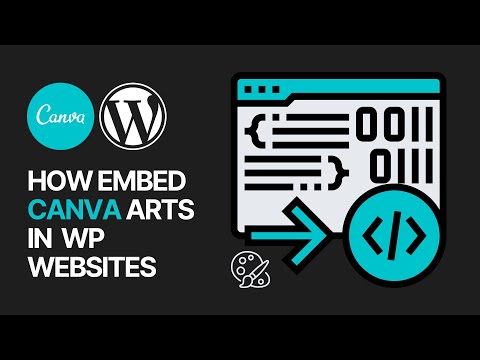 How To Embed Canva Made Arts Banners in WordPress Websites Free Tutorial? π