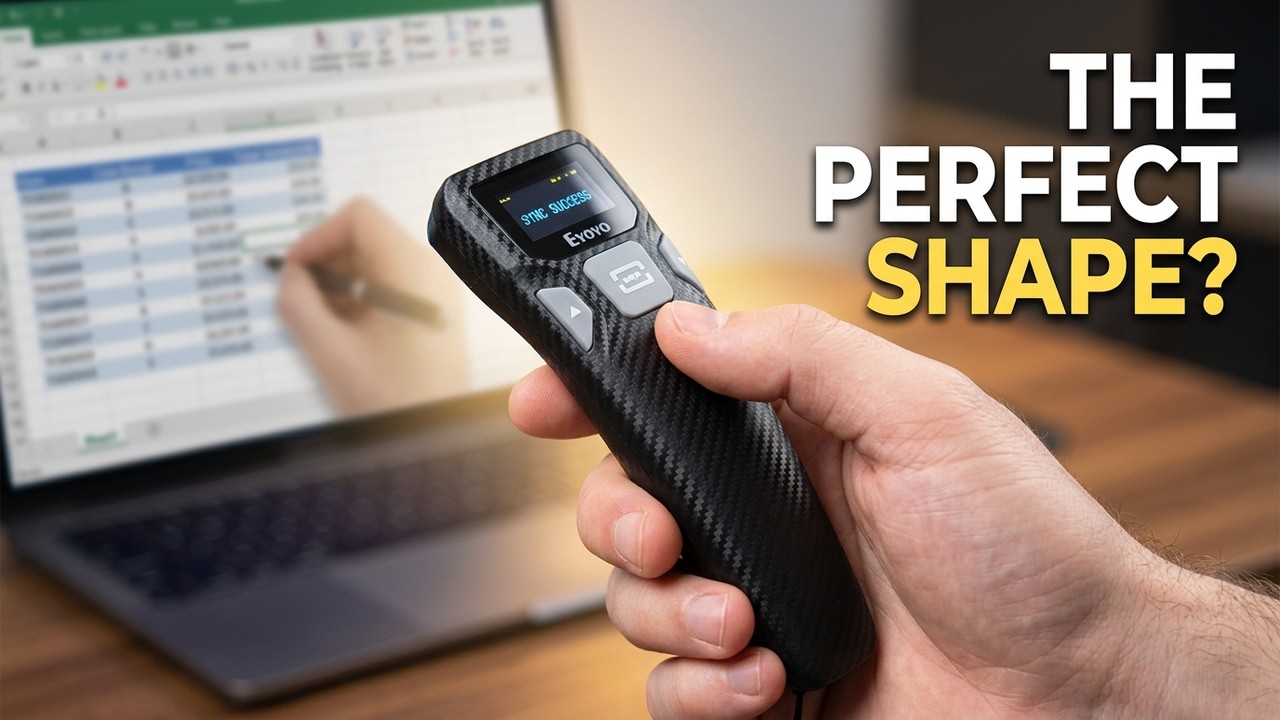 Eyoyo Bluetooth Barcode Scanner Review: This Shape Makes All The Difference
