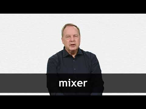 MIXER definition and meaning | Collins English Dictionary